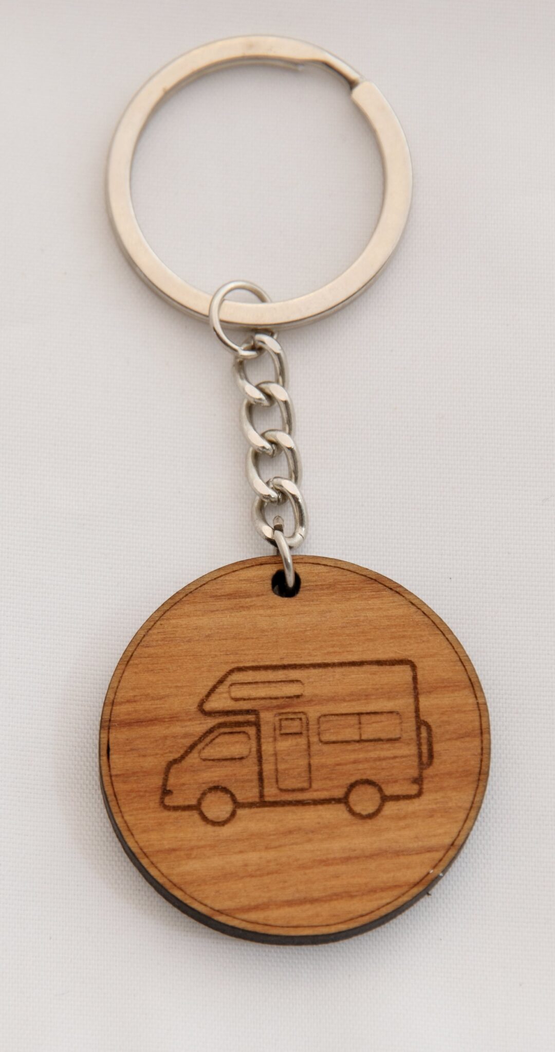 Key Ring – Camper Van - Naturally Wood